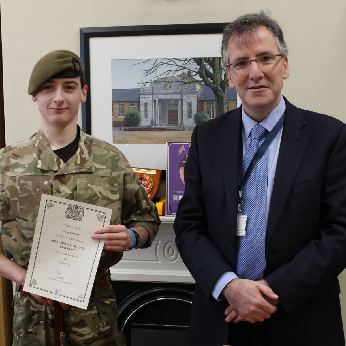 Westcliff High School for Boys - Royal Military Academy Sandhurst Award ...