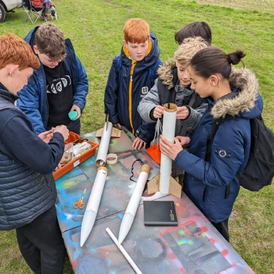 Westcliff High School for Boys - Year 8 & 9 UKROC Rocket Testing